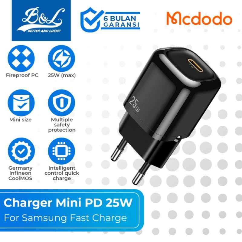 Promo MCDODO Charger . Mini PD Fast Charge 25W CH-005 Diskon 97% di ...