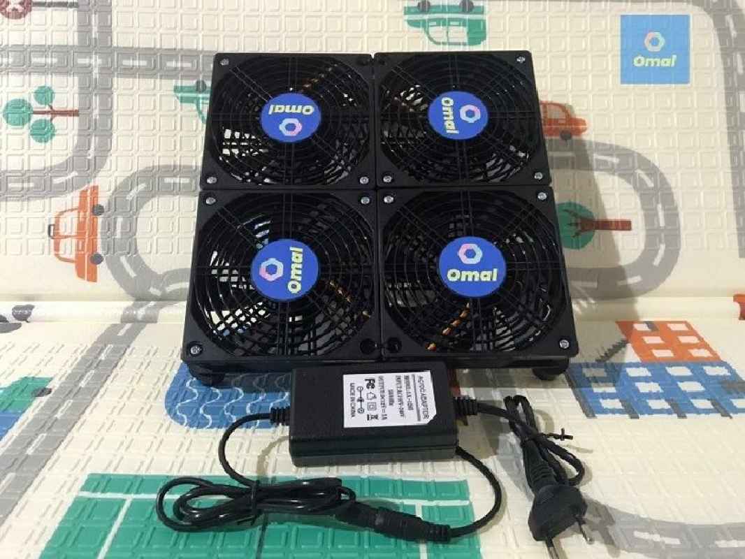 Jual Extra Large Fan Cooling Wifi Router STB DVR Kipas Pendingin 12v DC ...