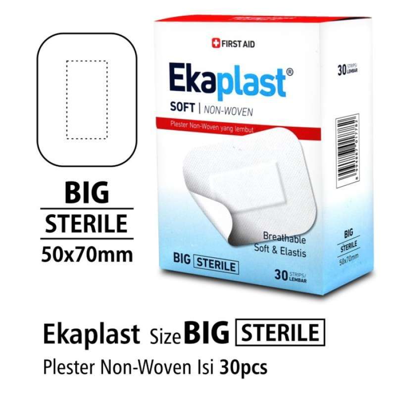 Jual Plaster Plester Luka Ekaplast Soft Big Onemed Box Isi 30'S ...