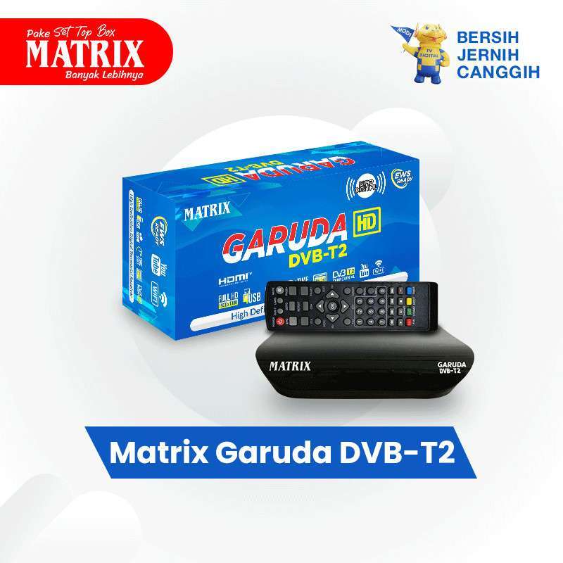 Jual Set Top Box Matrix Garuda DVB T2 Receiver Siaran TV Digital HD ...