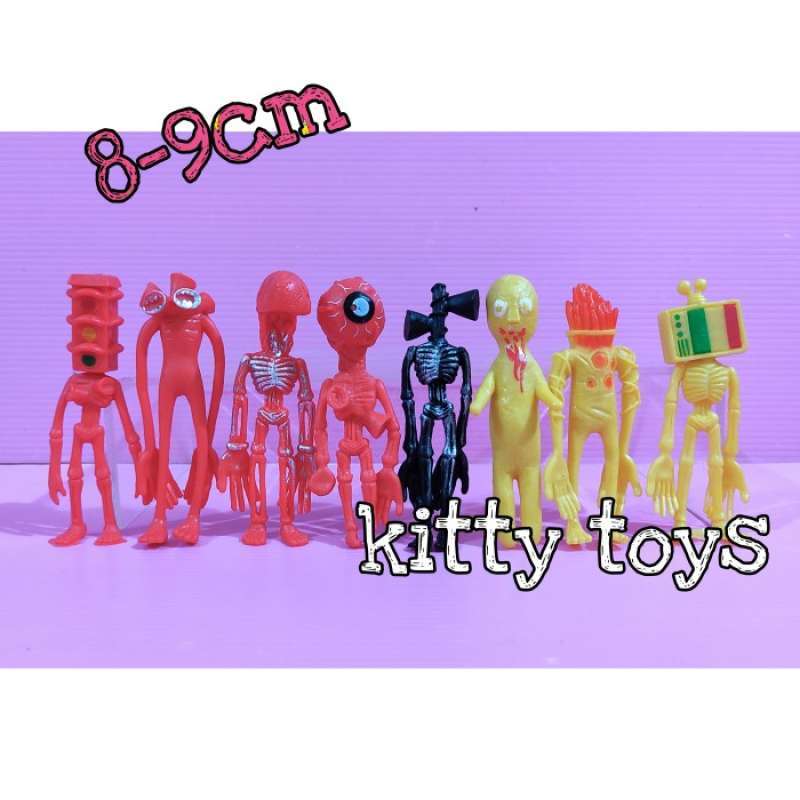 Jual Siren Head Horor Action Figure Set Isi 8 Pcs di Seller DENTA TOYS ...