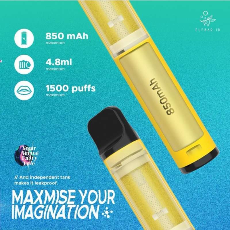 Jual Elfbar Elf Bar 1500 Disposable Pod Pods Vape Sekali Pakai E ...