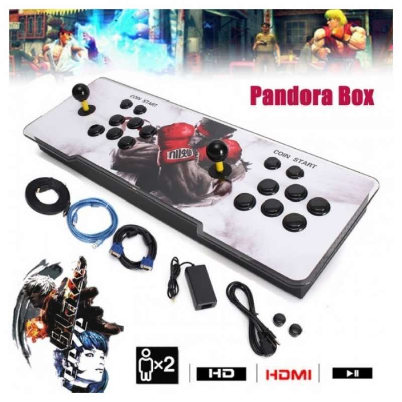 Promo PANDORA Single Gamepad Dual Player 16GB - Retro Game Console ...