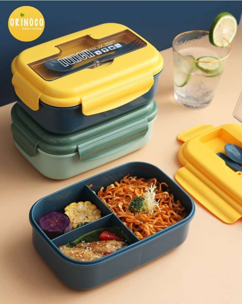 Promo Lunchbox Orinoco 0225 / Kontak Makan Anti Tumpah - Bpa Free ...