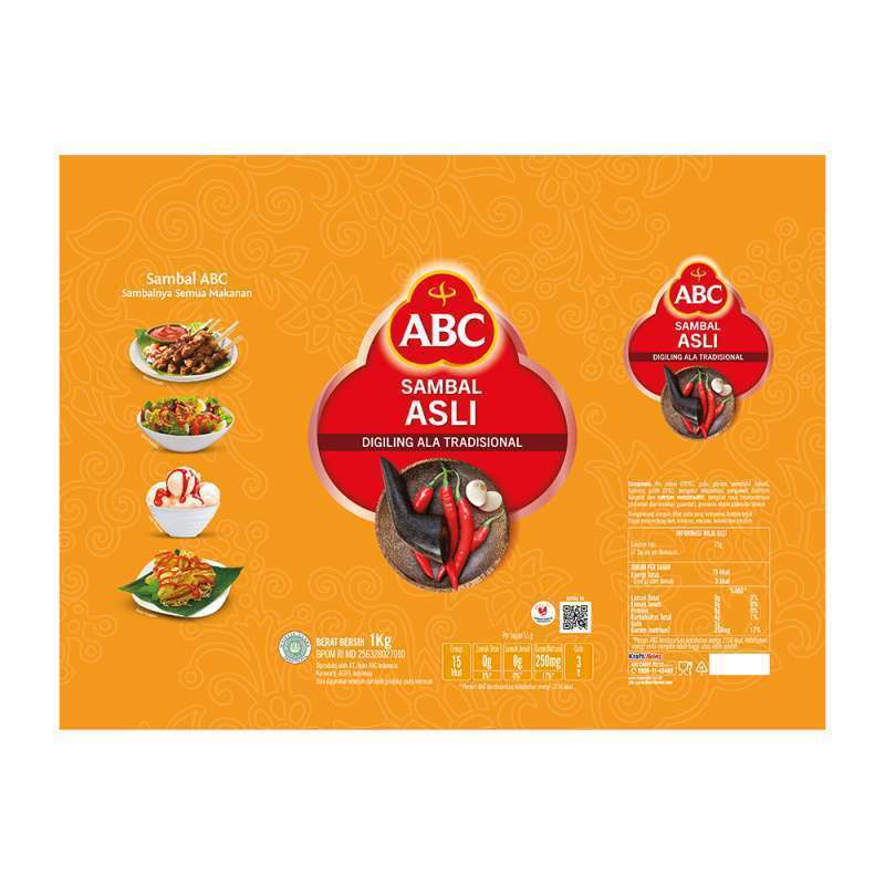 Promo ABC Sambal Asli 1 Kg Diskon 8% di Seller Mentari Grosir - Pondok ...