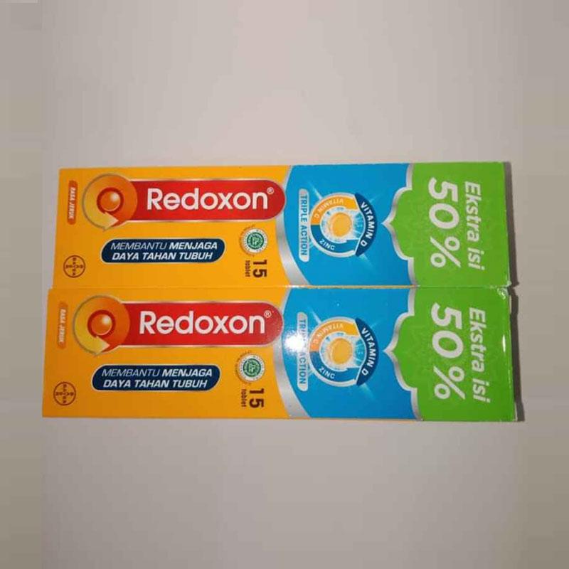 Jual Redoxon CDR Triple Action Supplement Vitamin C Rasa Jeruk [Isi 15 ...