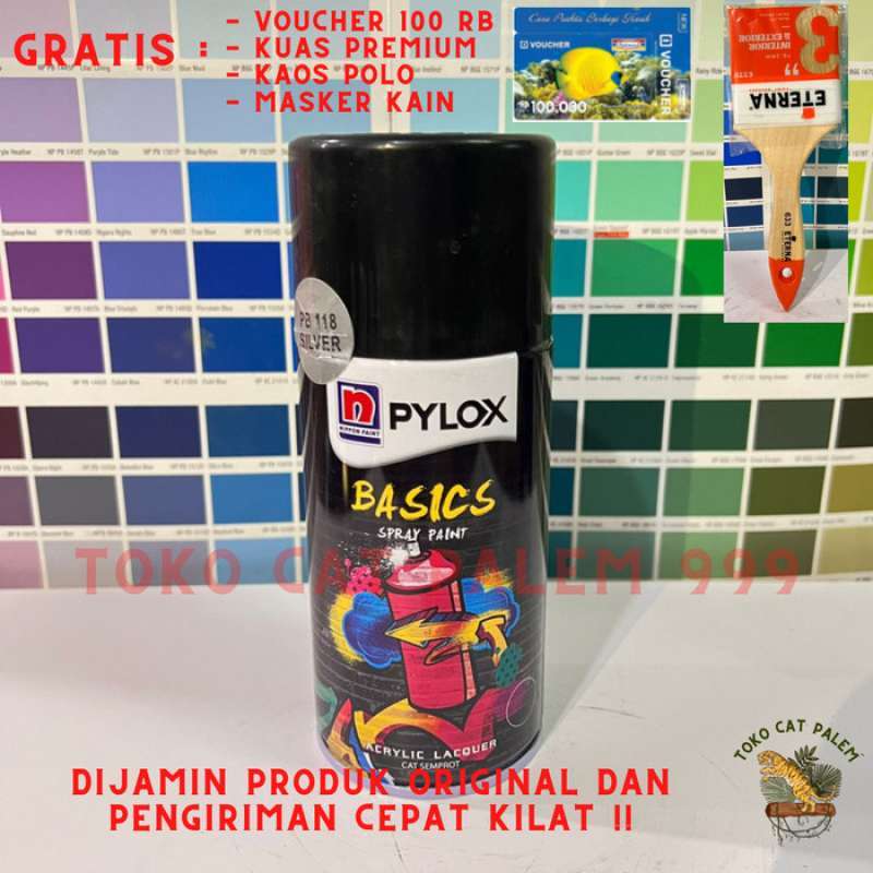 Promo Pylox Pyloc Pilox Piloc Pilok Cat Semprot Spray Nippon Paint Basics Diskon 50% di Seller ...
