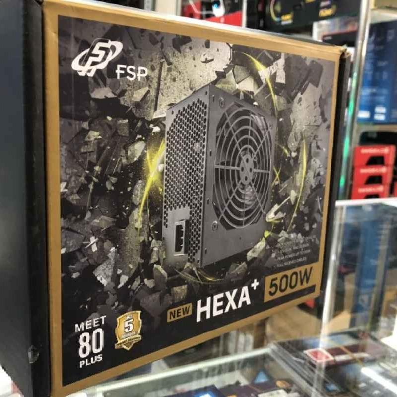Promo PSU / POWER SUPPLY FSP HEXA 500W 80+II PURE RESMI Diskon 23% di ...
