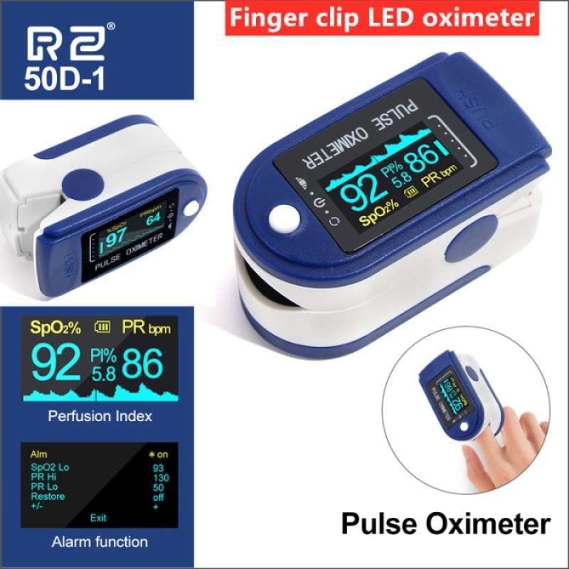 Promo Pulse Oximeter Fingertip Alat Pengukur Kadar Oksigen Dan Detak ...