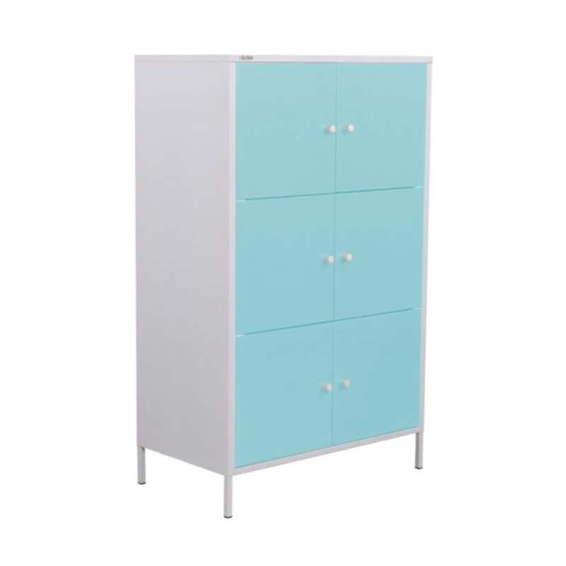 Jual Lemari Besi Serbaguna 6 Pintu Informa - Biru Muda di Seller By ...
