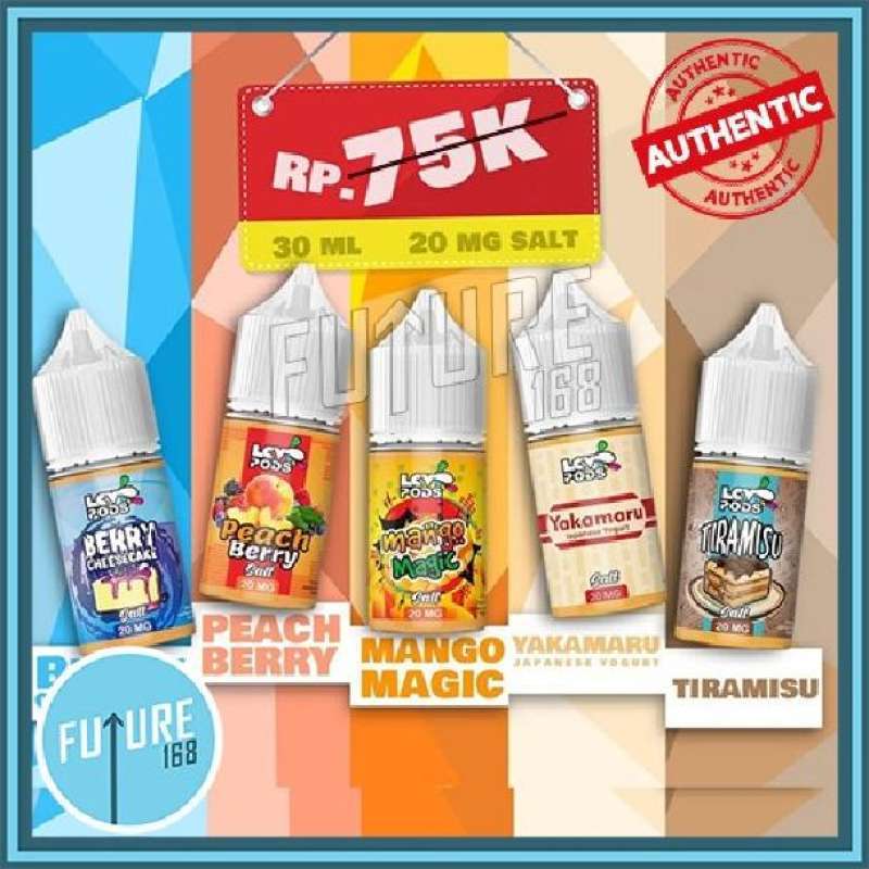 Jual Lcv Pods Salt Nic 30ml 20mg By Lcv Juice, Saltnic Liquid Pod ...