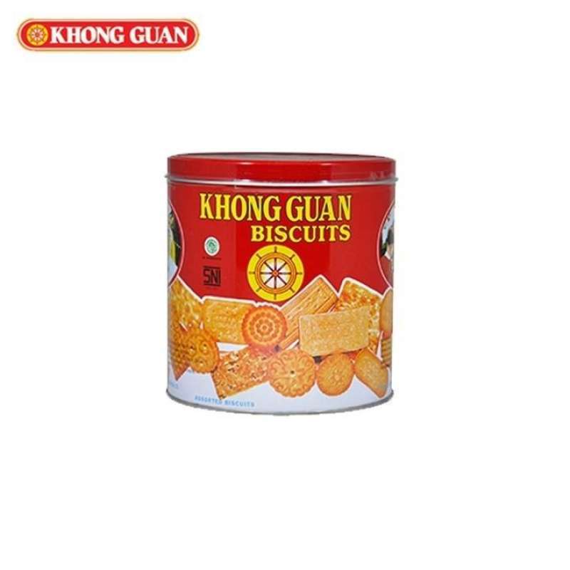 Jual Khong Guan Assorted Biskuit Kaleng Merah 650gr di Seller ...