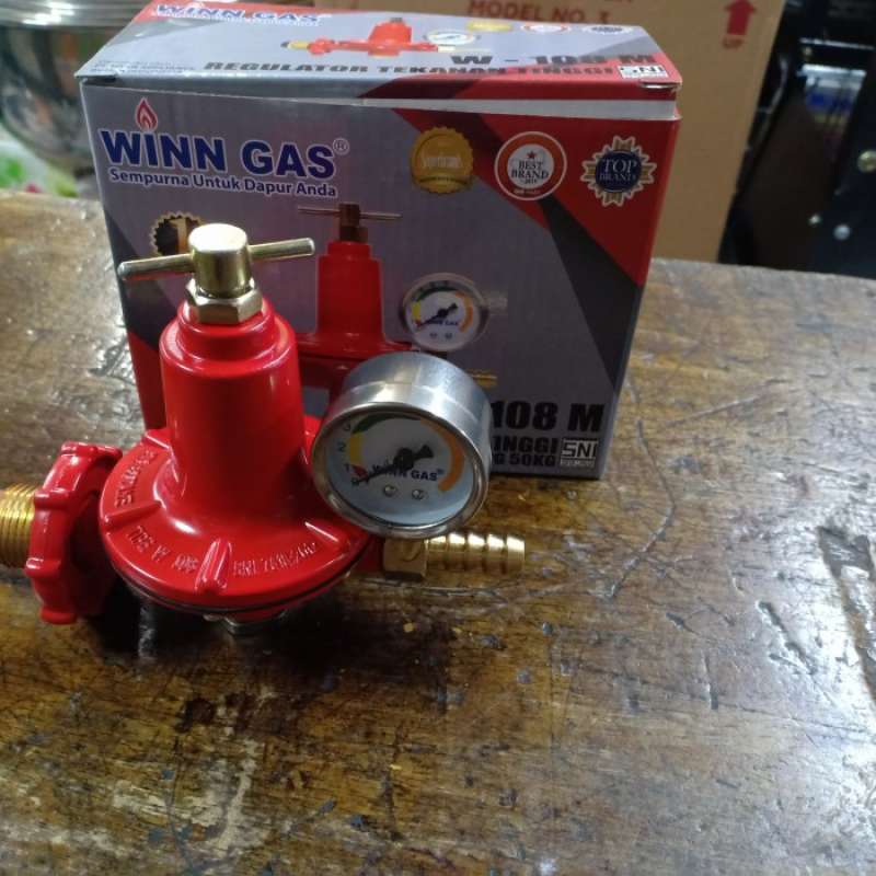 Jual Regulator Win Gas Meter 50Kg Jenis Regulator High Pressure di ...