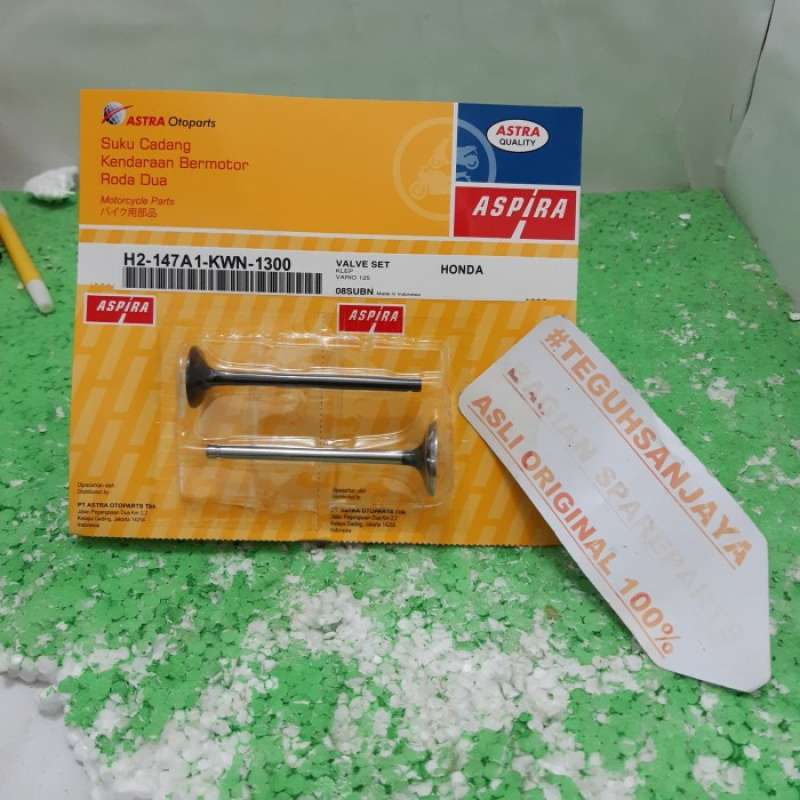 Promo Bulan ini aja kak! Valve Set Klep Set KWN Vario 125 Asli Original ...