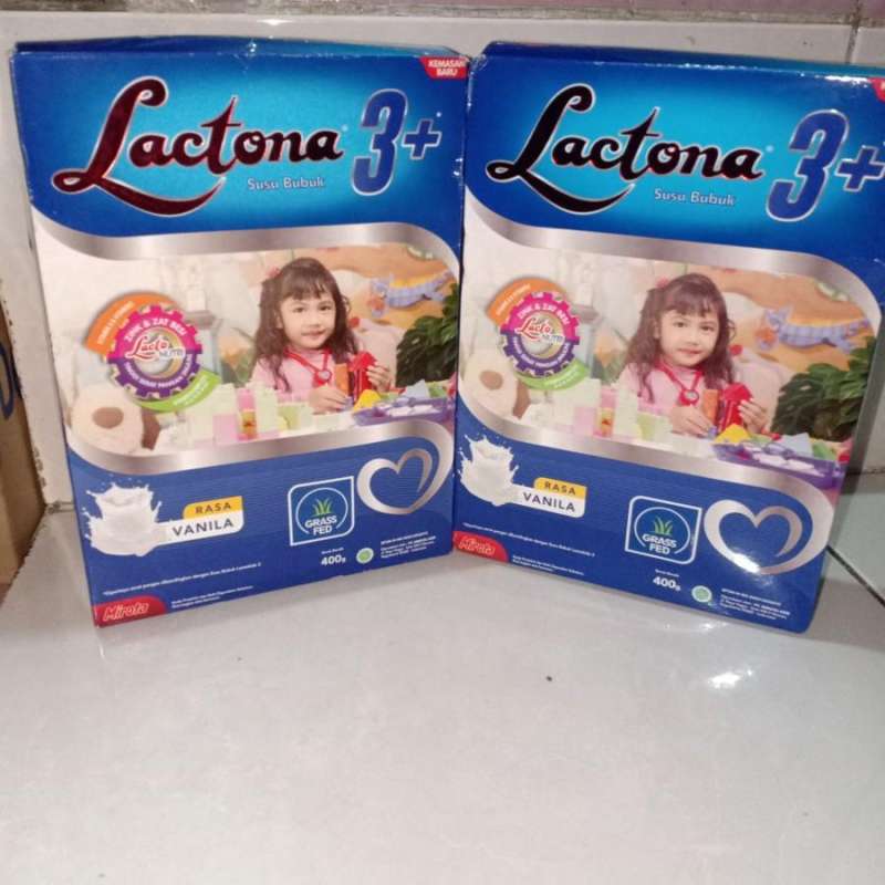 Jual Susu Formula Lactona 3+ Anak 1-3 Tahun 400 Gr Rasa Vanilla Di ...