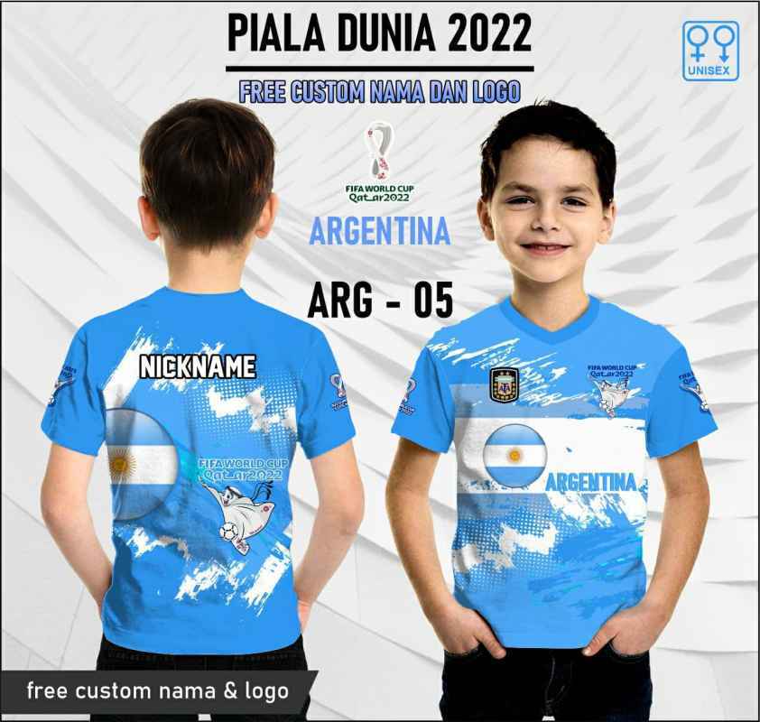 Promo Jersey piala dunia 2022 qatar baju bola anak timnas Argentina ...