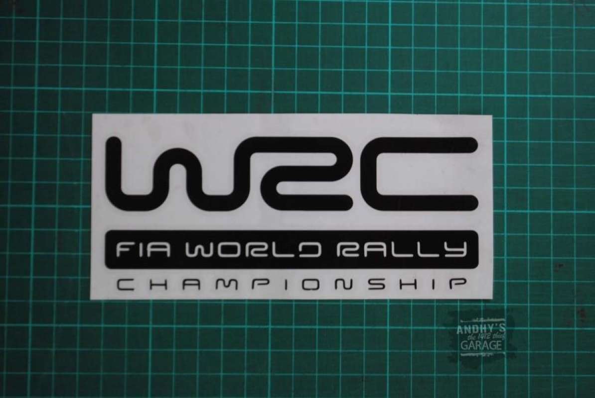 Jual Sticker / Stiker WRC World Rally Championship di Seller Andhys ...