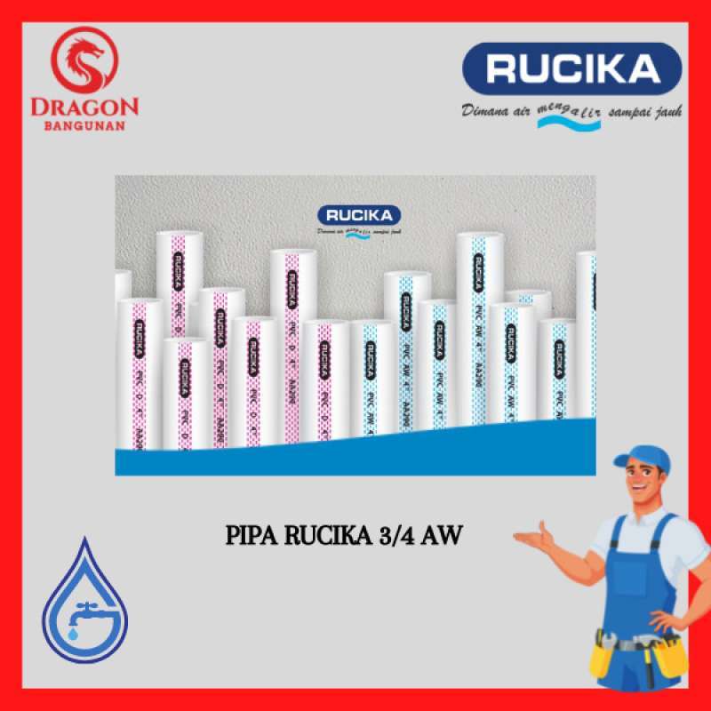 Jual Pipa Pvc Rucika 3 Original Murah - Harga Diskon Maret 2024 ...