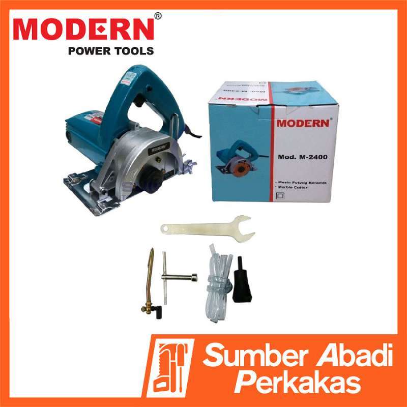 Promo MODERN M-2400 Mesin Marble Cutter 4 Inch Potong Ubin Keramik ...