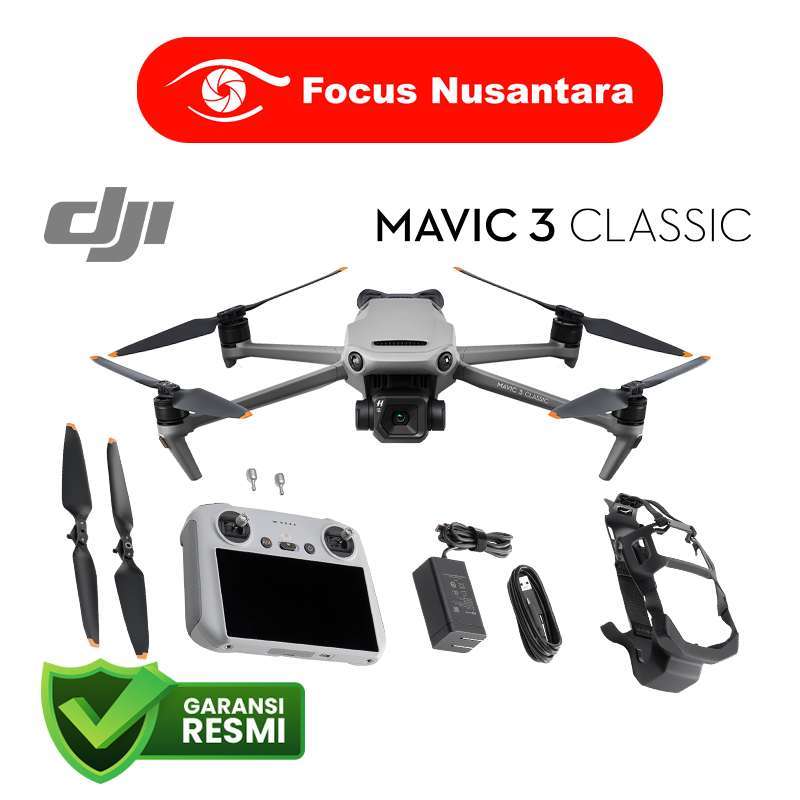 Jual FOCUS NUSANTARA - DJI Mavic 3 Classic with RC Drone Mavic 3 ...