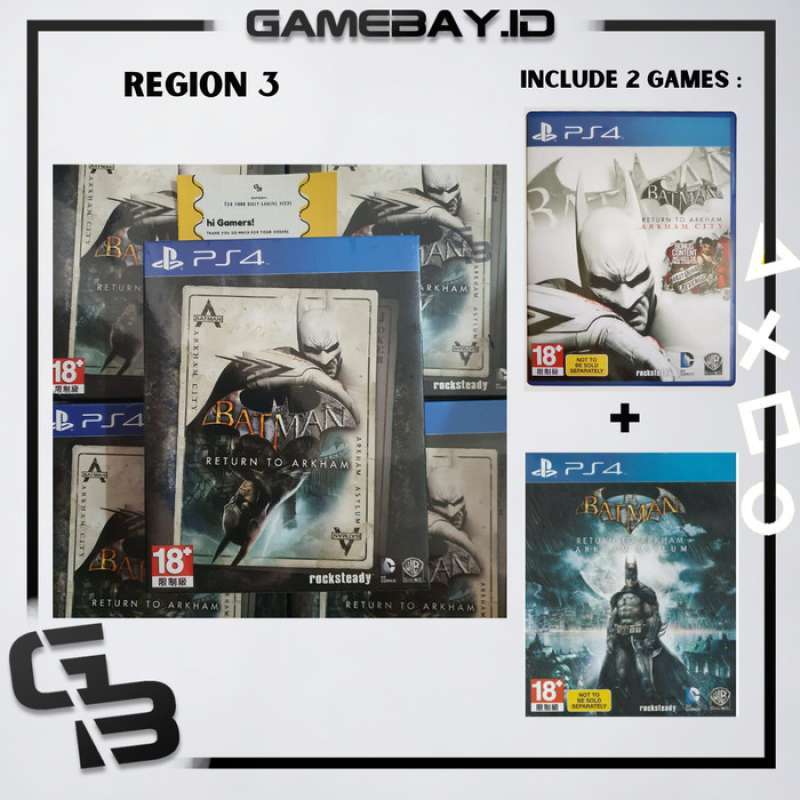 Jual Ps4 Batman Return to Arkham (2 games : Return to Arkham City ...