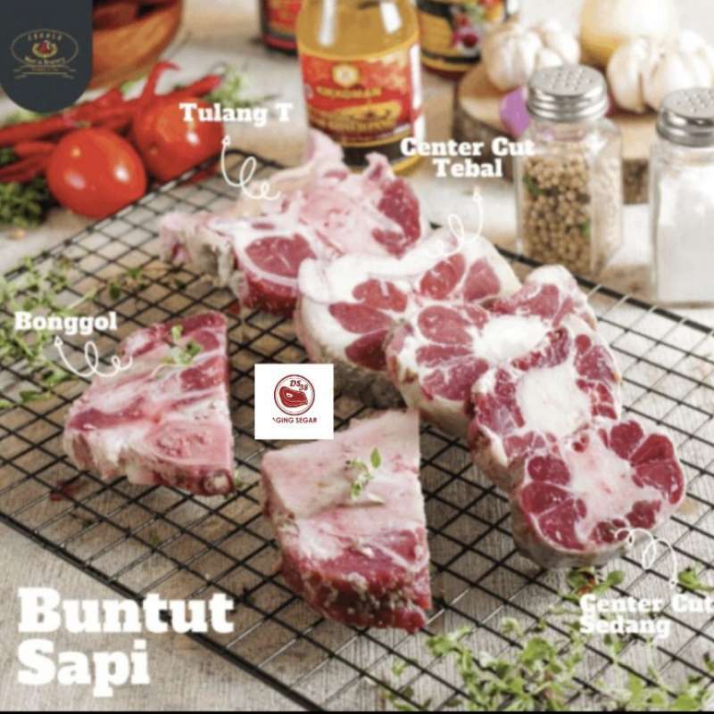 Jual Toko Daging 38 Buntut Sapi Lokal Oxtail Lokal Daging Segar [1 kg ...