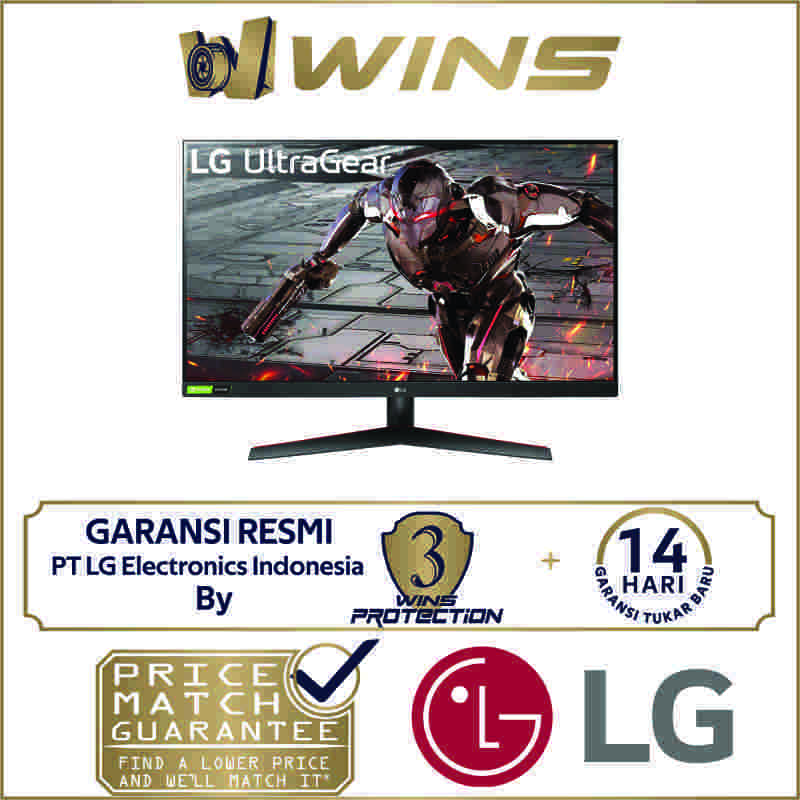 Jual Lg 32gn500-b Ati Monitor Gaming Full Hd Ultragear 31.5 165hz G ...