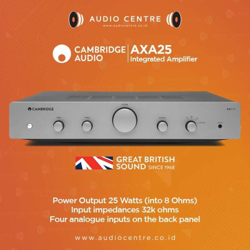 Jual Cambridge Audio AXA25 / AXA 25Integrated Amplifier / Amplifier di ...