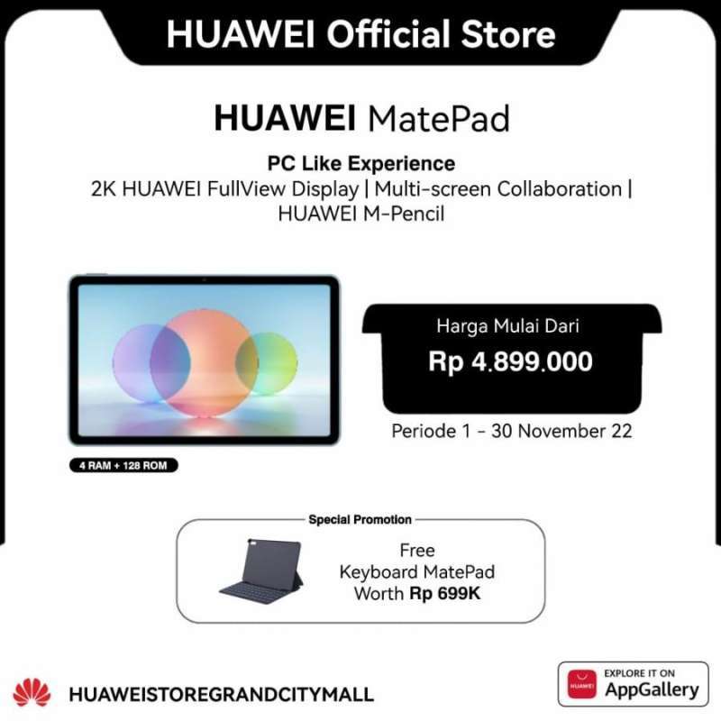 Jual HUAWEI MatePad 2022 di Seller huawei experience store - solo ...