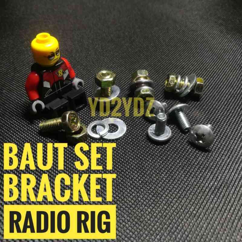 Jual Baut Mur Bracket Radio Rig Screw Set Icom Yaesu Kenwood Alinco ...