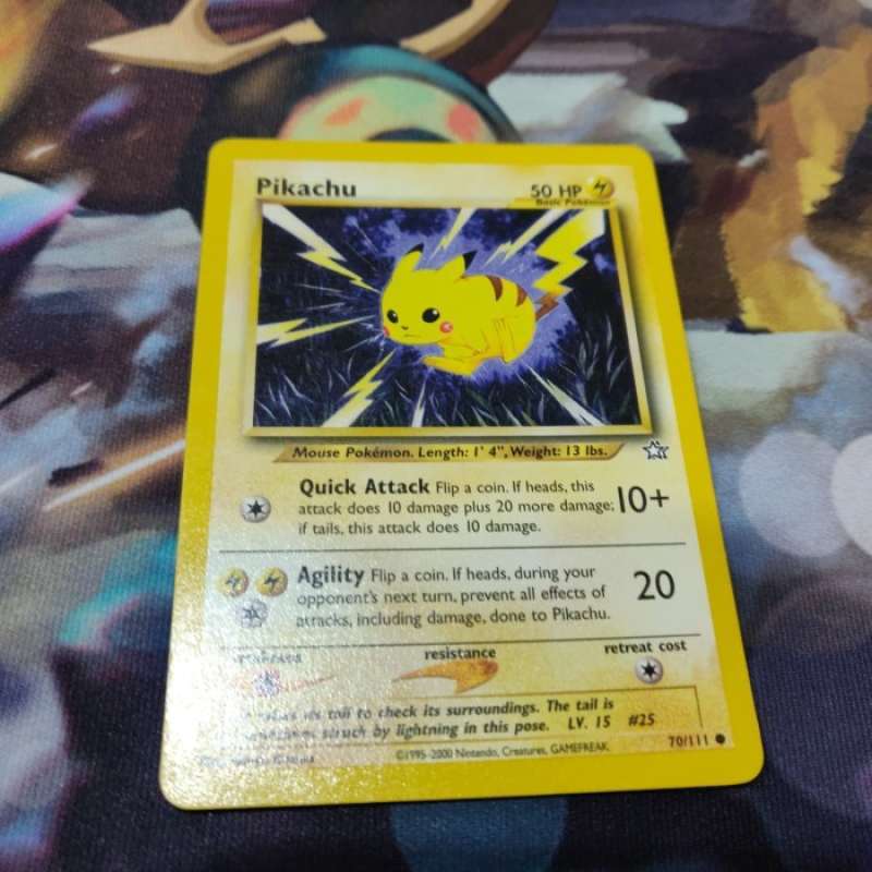 Jual Kartu Pokemon Tcg English Pikachu Neo Genesis Di Seller Toy Kids ...