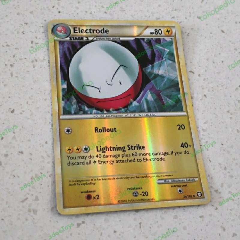 Jual ELECTRODE Rev Holo Kartu Pokemon no hisuian v vmax sr aa voltorb ...
