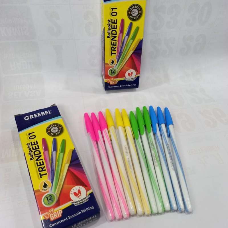 Jual Pulpen GREEBEL Trendee 01 (12pcs) di Seller Bunga Kalender - Roa ...
