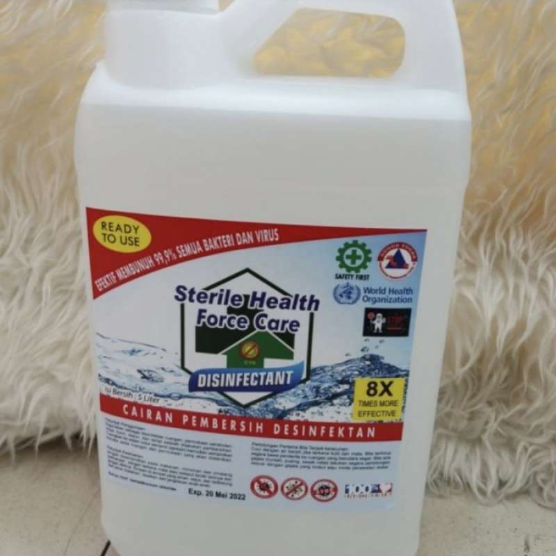 Jual Desinfektan Sterile Force Ori / Disinfektan Anti Virus / Kuman 5 ...