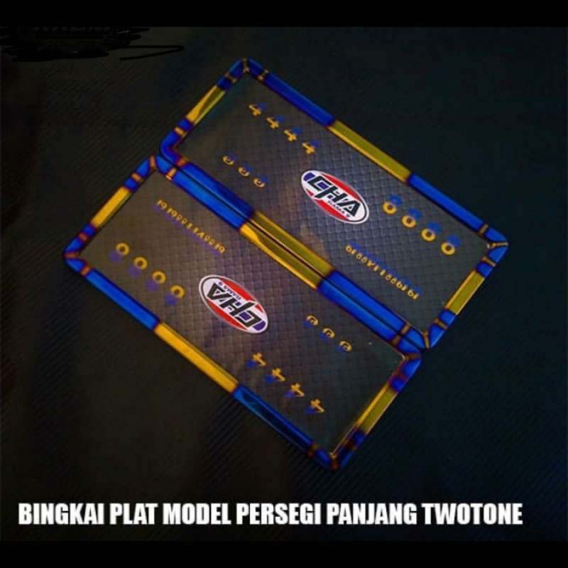 Jual BINGKAI PLAT NOMOR MOTOR STAND TOWTONE di Seller Huma Auto Race ...