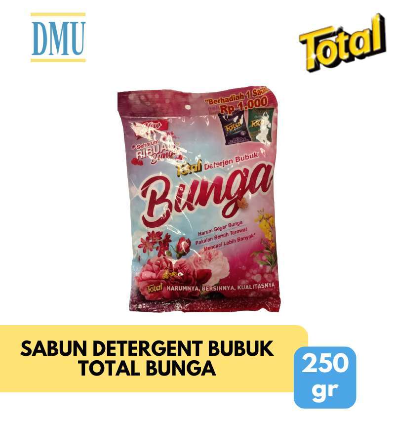 Promo Total Bunga Detergent Bubuk [250 G] Diskon 20% Di Seller Total ...