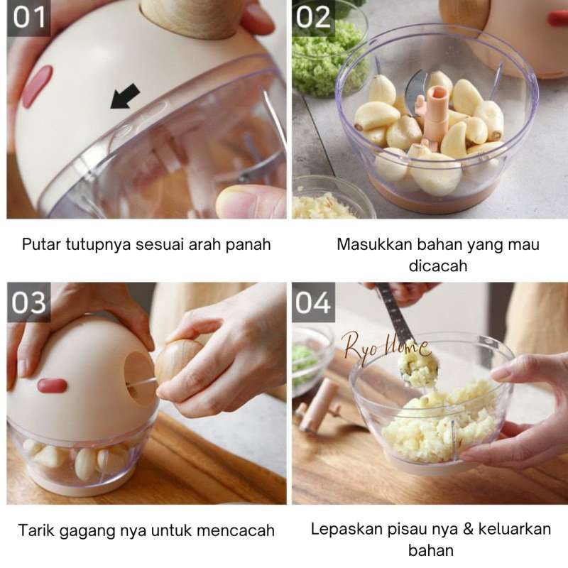 Jual [ Ryo ] Burenda Chopper Manual / Blender / Penggiling / Blender ...