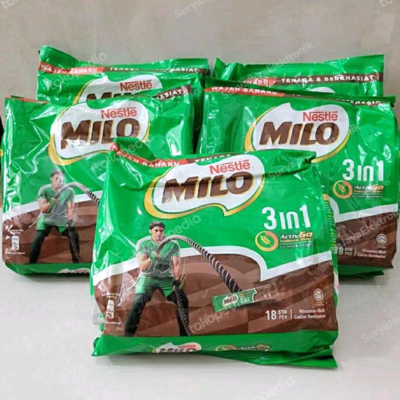 Jual Milo Malaysia 3in1 ( Active-go) - 18 Stik Di Seller Sinar _makmur ...