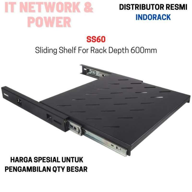 Jual Indorack Ss60 - Sliding Shelf 1u 400mm Universal Rack Server Abba ...
