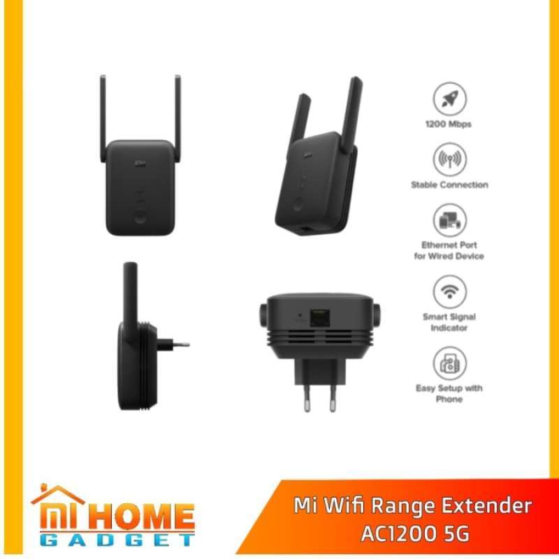 Jual Mi WiFi Range Extender AC1200 Penguat Signal WiFi 1200 Mbps di ...