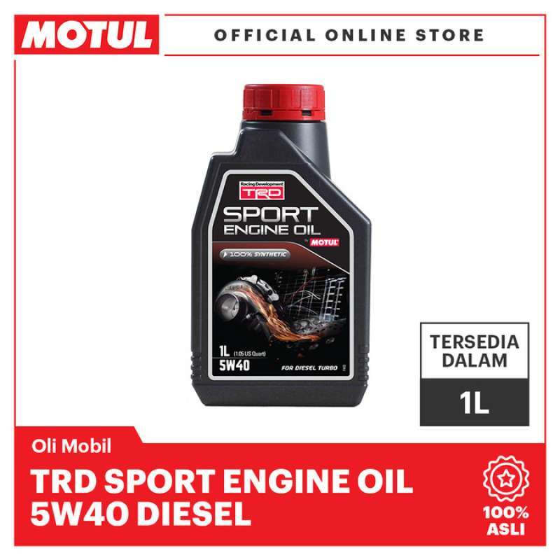 Jual MOTUL Oli Mobil TRD SPORT ENGINE OIL 5W40 DIESEL 1L di Seller Shanum Oto Care - Tugu ...