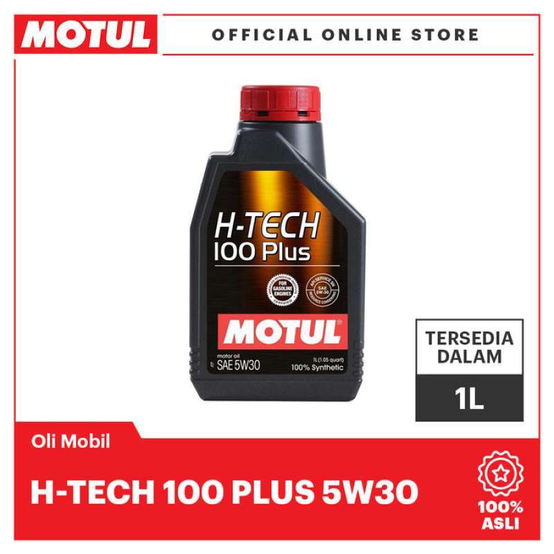 Jual MOTUL Oli Mobil H-TECH 100 PLUS 5W30 1L di Seller Shanum Oto Care ...