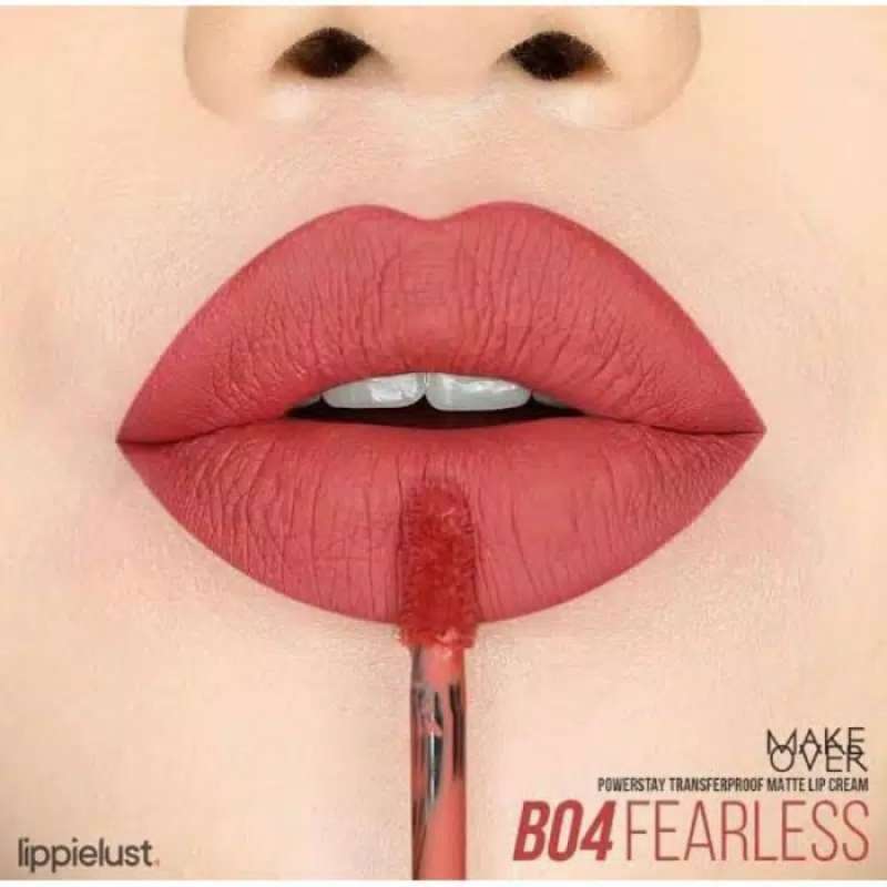 Jual Lipstik Make Over Powerstay Transferproof Lip Cream B04 Fearless ...