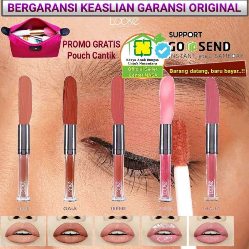 Jual LOOKE HOLY LIP CREAM POLISH SERIES Cosmetic Original NASA di ...