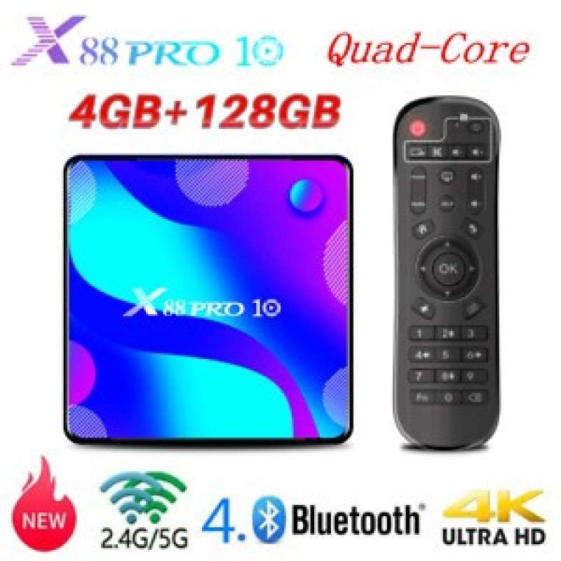 Jual Android Tv Box X88 Pro 10 Rk3318 Ram 4gb Rom 128gb Android 11 ...