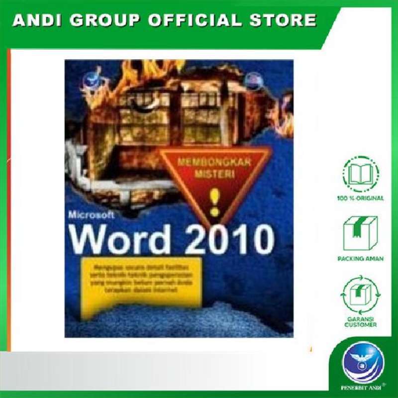 Jual Membongkar Misteri: Ms Word 2010 Di Seller Penerbit Andi - Catur Tunggal, Kab. Sleman | Blibli