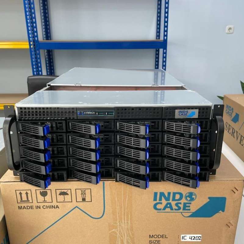 Jual Rackmount Case 4U 20 Bay Hotswap HDD SAS / SATA Casing Server ...