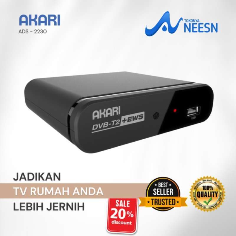 Jual SET TOP BOX STB AKARI DIGITAL/RECEIVER AKARI ADS-525 MODEL TERBARU ...