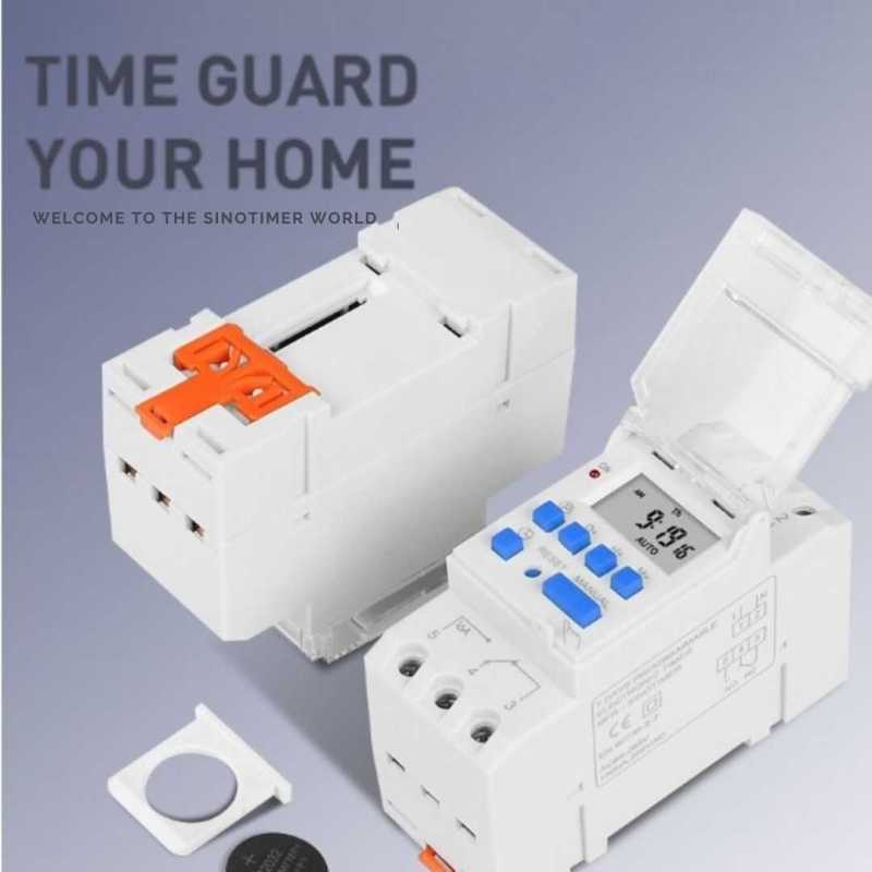 Jual SINOTIMER Digital Timer Switch 220V 16 A - TM919A-2 Warna Putih di ...