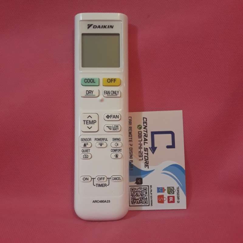 Jual Remote AC Daikin ARC480A23 ORIGINAL di Seller NEW VISION - Pondok ...